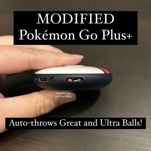 MODIFIED Pokémon GO Plus + Ultra and Great Ball Autocatcher with On/Off ...