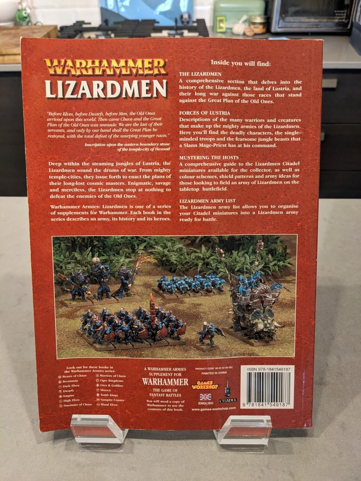 Warhammer Fantasy Battle - Lizardmen 7th Ed Battletome Codex Old World | eBay