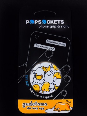 Authentic PopSockets Sanrio Gudetama Love The Lazy Egg PopSocket Pop ...