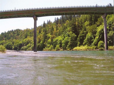 Postcard OR Oregon Agness Bridge over the Rogue River Curry County MINT ...