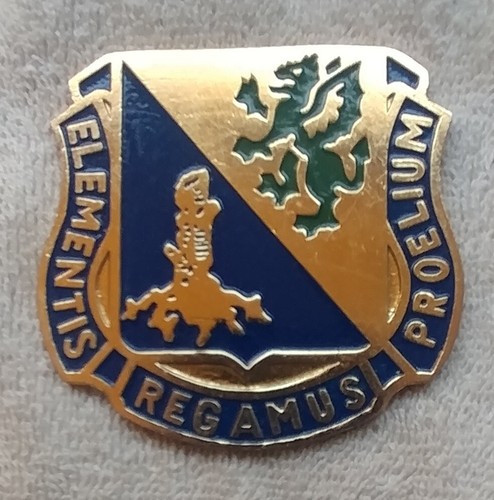 Elementis Regamus Proelium 3 x 3 Chemical Corps. Crest Plate | eBay