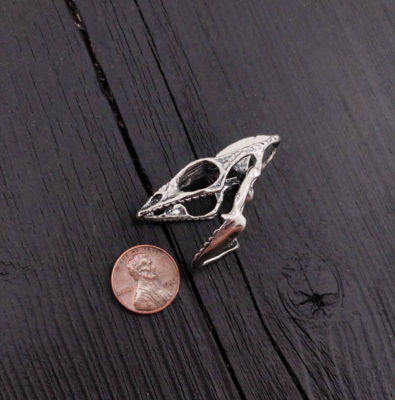 Chameleon Skull Ring