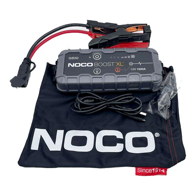 NOCO GB50 Boost XL 12v 1500A Lithium Portable Car Van Battery Jump ...