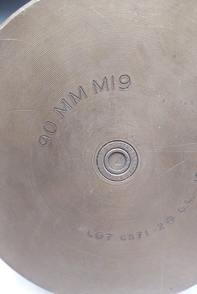 Vintage Signed and Dated WW II Heavy Solid Brass Trench Art Bullet ...