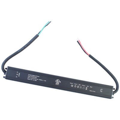UL listed 12v 5A 60w slim low profile LED driver for outdoor Sign strip ...
