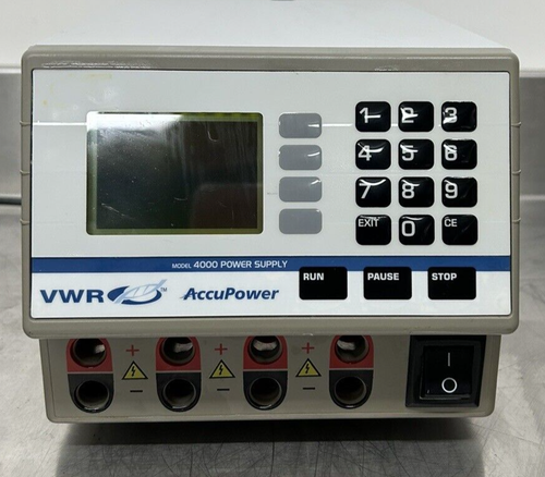 VWR Accupower Model EPS 4000 Electrophoresis Power Supply ~ 120V 60/6 ...
