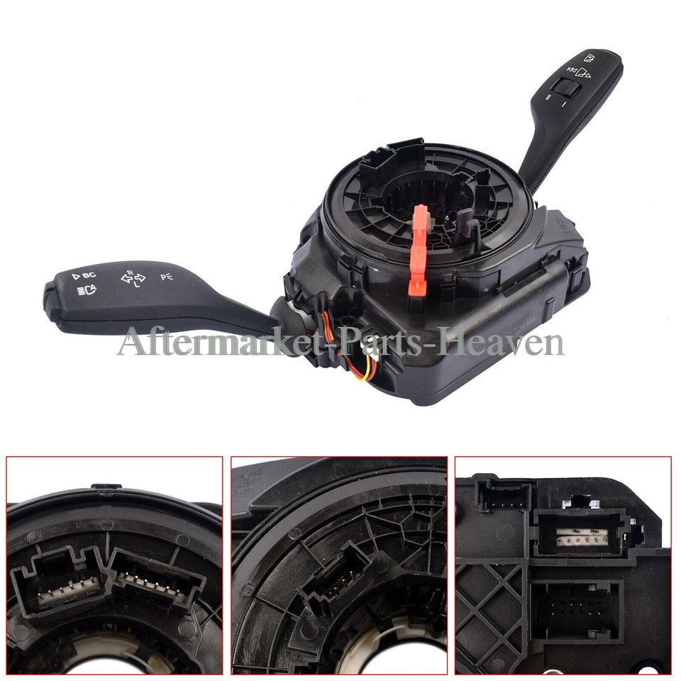 Steering Column Wiper Turn Signal Combination Switch for BMW 5 6 7 550i ...
