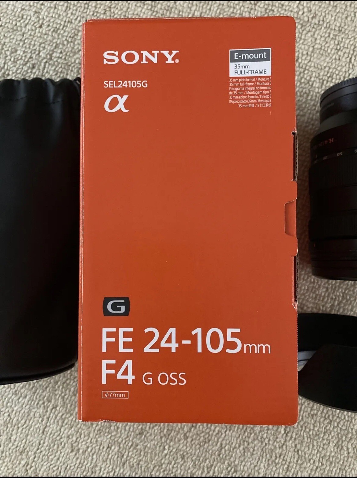 SONY FE 24-105mm F4 G OSS SEL24105G Lens for E Mount with Box ...