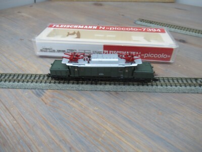 Fleischmann N-gauge 7394, DB class 194 electric loco, green, boxed, DCC ...