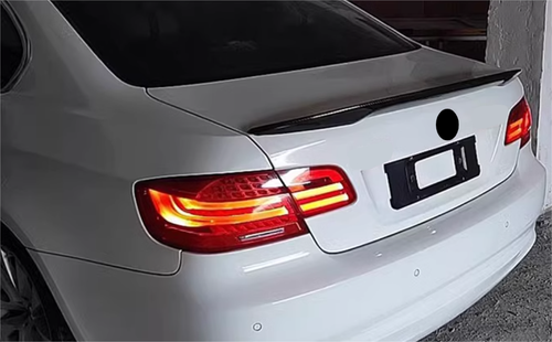 Rear Spoiler Lip Carbon Fiber for 2007-2013 BMW 3 Series E92 MP Style ...