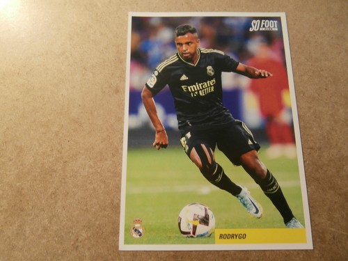RODRYGO (REAL MADRID), RARE FOOTBALL ROOKIE CARD SO FOOT (JT29) | eBay