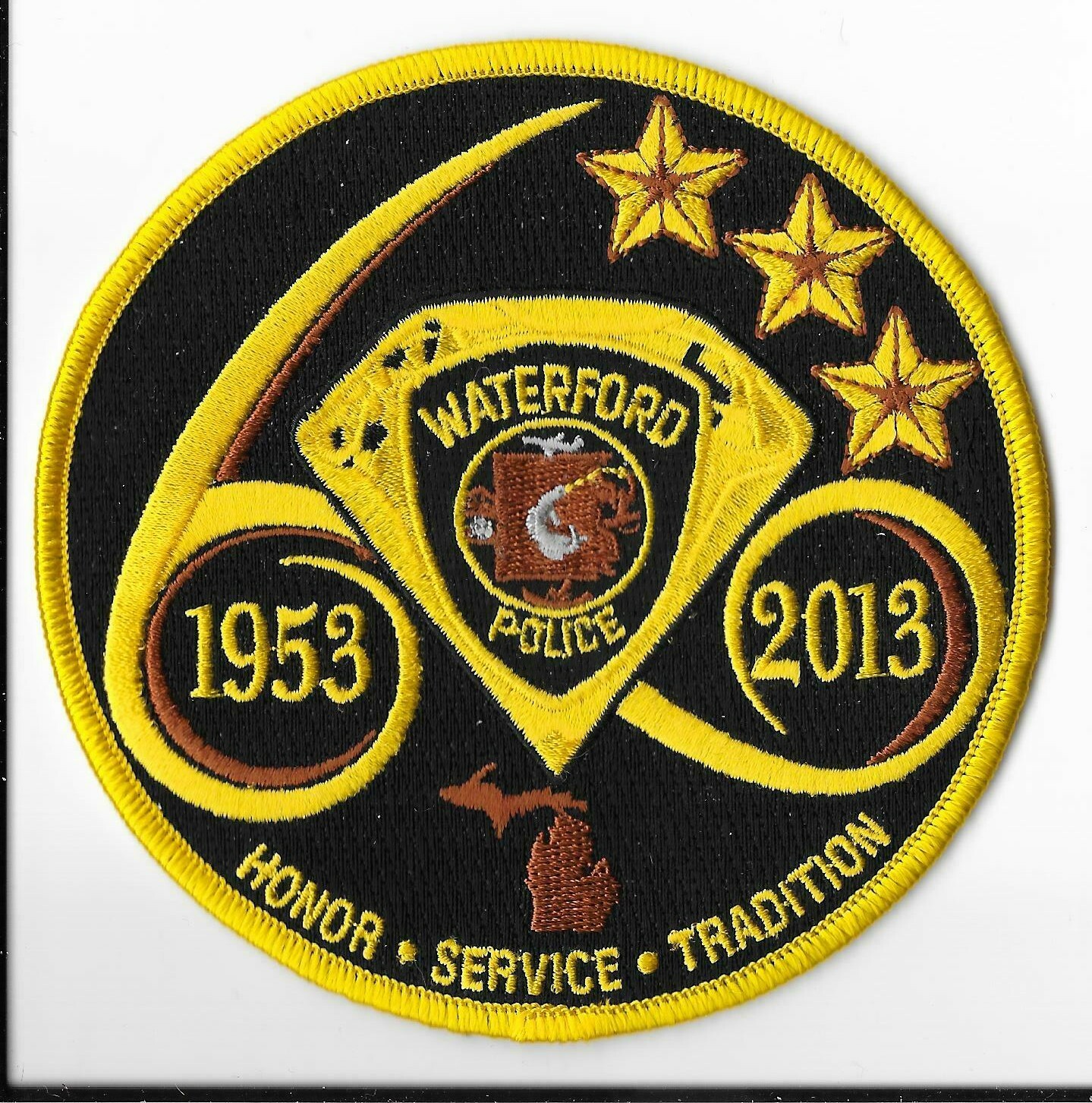 Waterford Police Department, Michigan Shoulder Patch | eBay