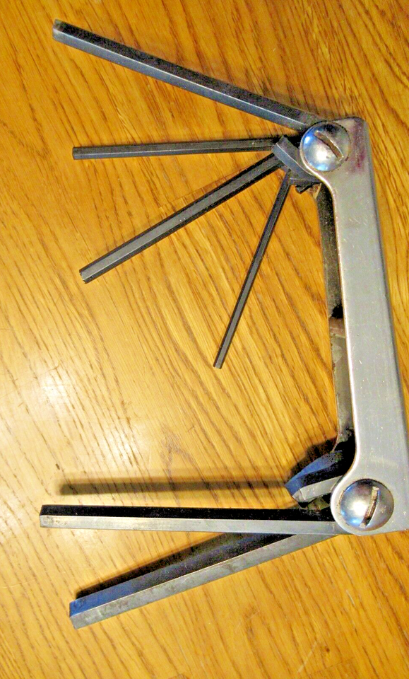 Eklind Tool Co. Chicago IL #M17 Folding Allen Wrench Key Tool - Metric ...