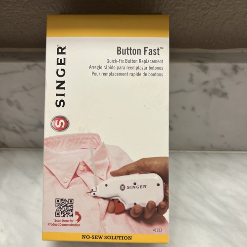 SINGER,Button Fast,Quick Fix Button Replacement Tool.NEW IN BOX. No Sew ...