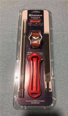 NEW OEM Husqvarna .325" 3/16" SP33G X-Cut H30 Chain File Kit 531300082 ...