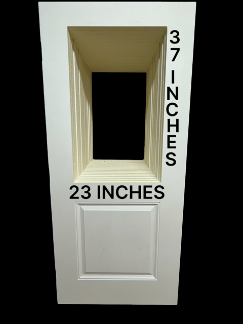 ODL 22 X 36 1 LITE CLEAR GLASS COMPLETE DOOR INSERT DOUBLE PANE | eBay