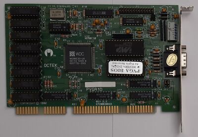 Octek PVGA1D ISA Grafikkarte (retro, EP20038R22, Western Digital ...