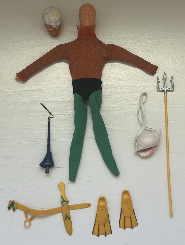 RARE Vintage Captain Action 1966 Complete w/Box + Complete Aquaman ...