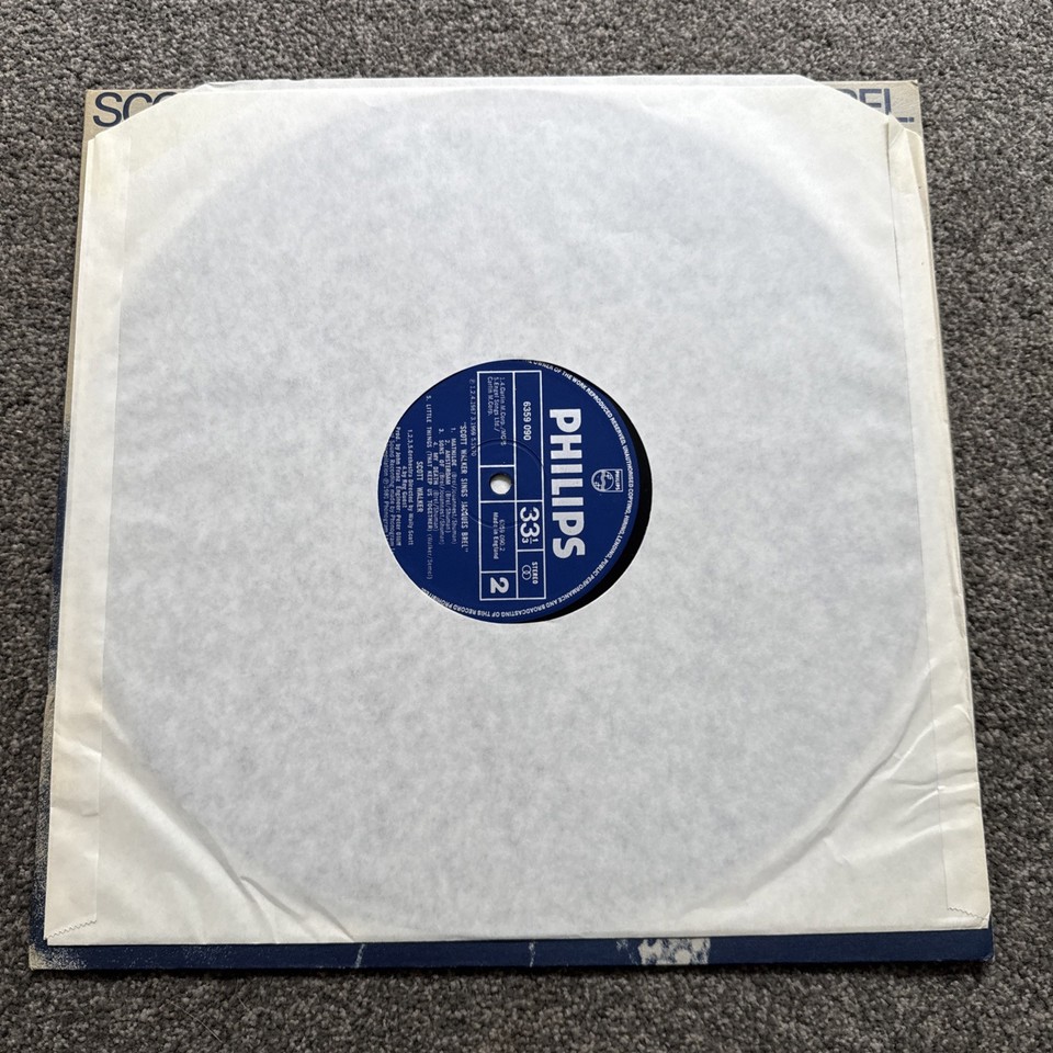 SCOTT WALKER - SINGS JACQUES BREL - LP 1981 UK COMP - PHILIPS - 6359 ...