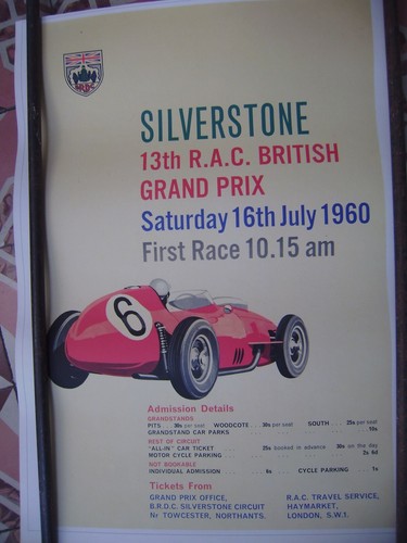 grand prix SILVERSTONE poster | eBay