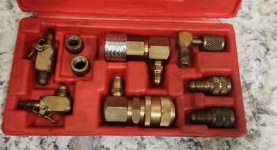 Blue-Point Air Conditioning Adapter Set 9 Piece PB45A w/Case Industrial ...