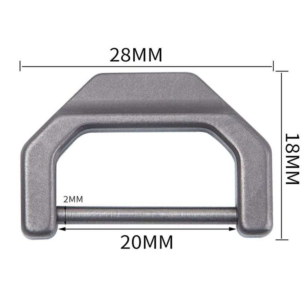 D Shape Buckles Titanium Alloy D Bow Staples Outdoor Accessories | eBay