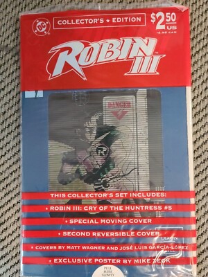 Robin III Cry of the Huntress #5 Comic Book 1992 New Polybag Batman ...