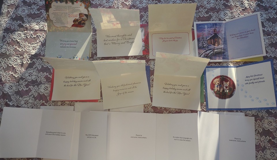 Lot of 13 Variety Christmas Cards w/Envelopes-NEW | eBay