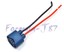 Wire Pigtail Female U 9005 HB3 Two Harness Head Light High Beam Adapter ...