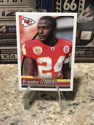 2010 Panini Sticker Football Kansas City Chiefs #241 Brandon Flowers ...