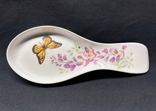 Lenox Butterfly Meadow Spoon Rest Butterflies/Flowers/Lady Bug | eBay
