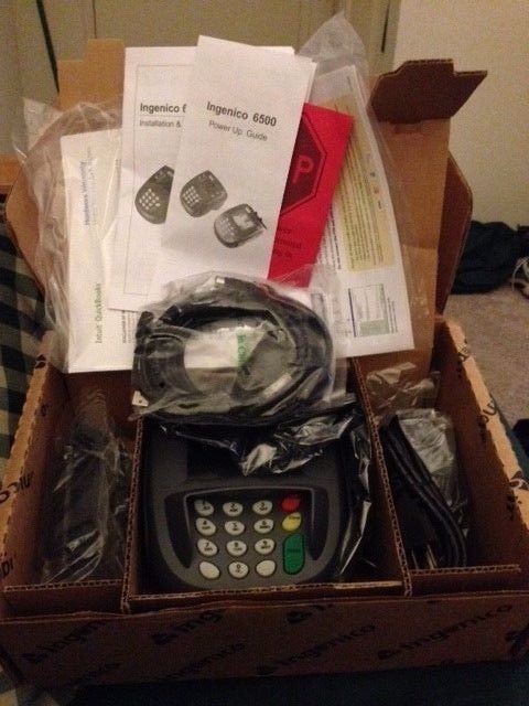 NEW INGENICO 6500 CREDIT/DEBIT CARD READER | eBay
