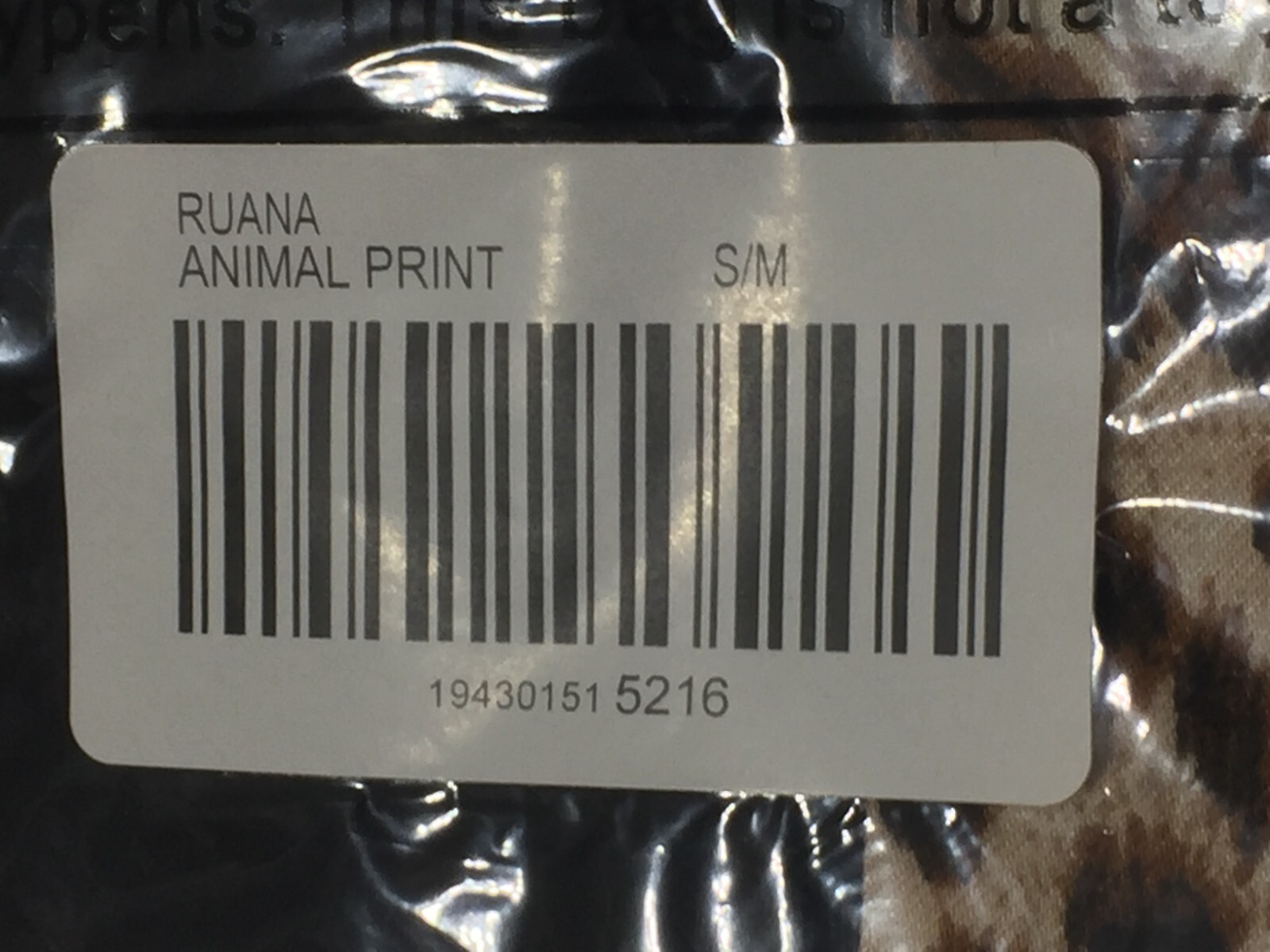 M1238 CHICOS Animal Print Ruana Wrap Womens Size S/M | eBay