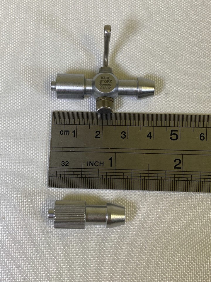 Karl Storz 6002000 27502 Luer Lock w/ Valve & Hahn Adapters Set Urology ...