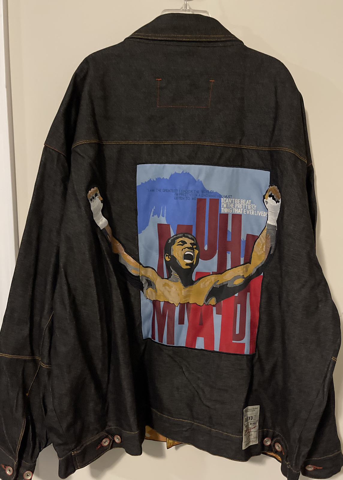 FUBU Limited Ed. Muhammad Ali "I AM THE GREATEST!” Black 4x Denim ...