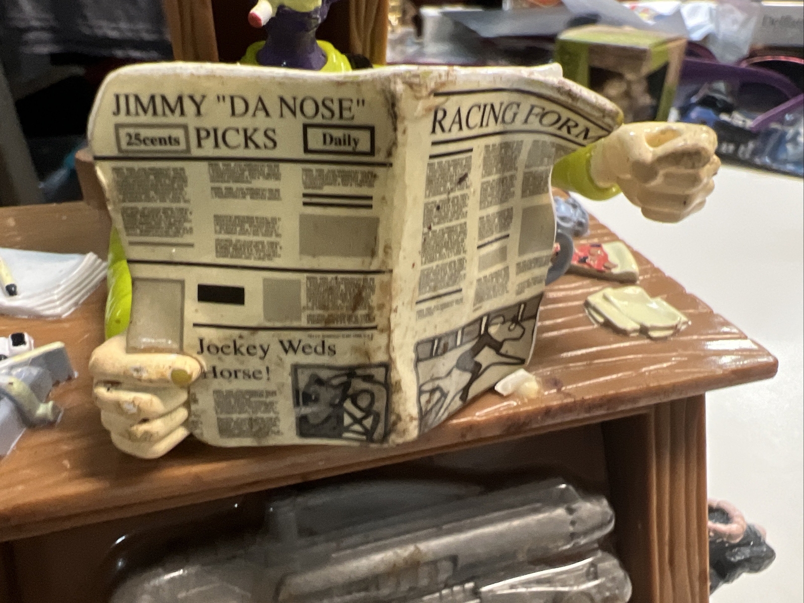 Vintage 1996 Men In Black MIB Jeebs Rotating Head Action Figure Desk ...