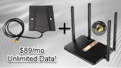 EXTENDED RANGE 4G LTE Cellular Router - $89/Mo for Unlimited Data! | eBay