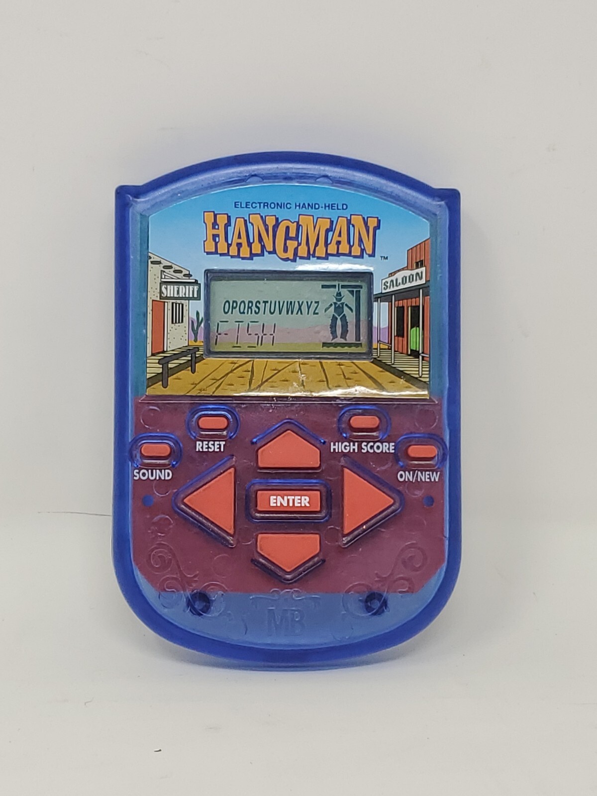 Milton Bradley Electronic Hand-Held Hangman Game 1995 | eBay
