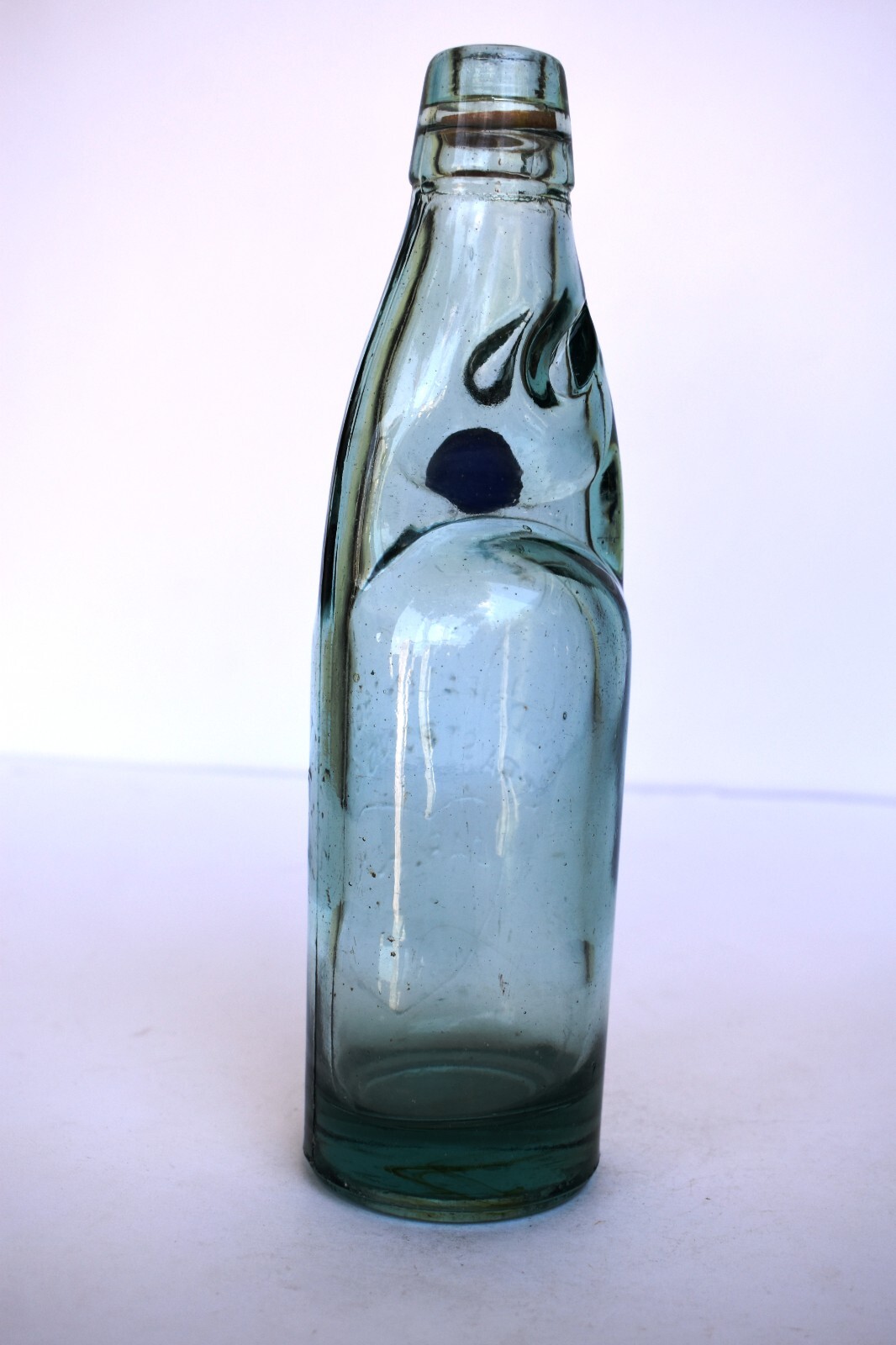 Vintage Soda Bottle Germany Codd Neck Marble Stopper Transparent Darwin ...