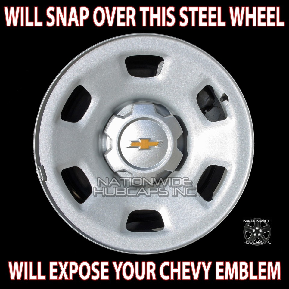4 Chrome 2015-2020 Chevy Colorado 16" Wheel Skins Hub Caps Full Covers ...
