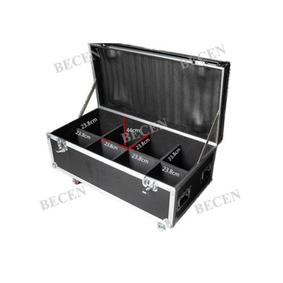 US Shipping LED Par Light Flight Case with Wheels Empty Par Light ...