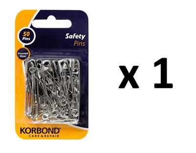 50 Pcs Safety Pins Rust Resistant Pins For Clothing Arts Crafts Sewing ...