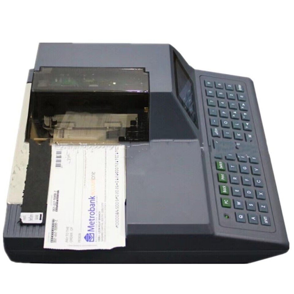 Keyboard Check Printer English Electronic Bank Counter Check Printer ...