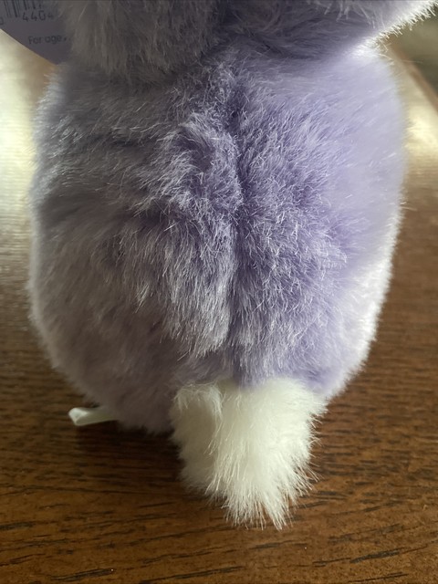 1998 SWIBCO Puffkins Bumper Bunny Rabbit Purple Plush Stuffed Animal ...