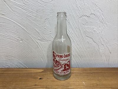 Spring Grove Beverage Bottle Soda Pop 8oz Spring Grove Minn | eBay