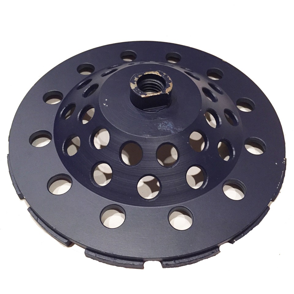 2-pack ! 7 inch cup wheel for fast surface grinding of concrete, brick ...