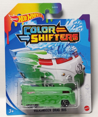 Hot Wheels Color Shifters VW Drag Bus green | eBay