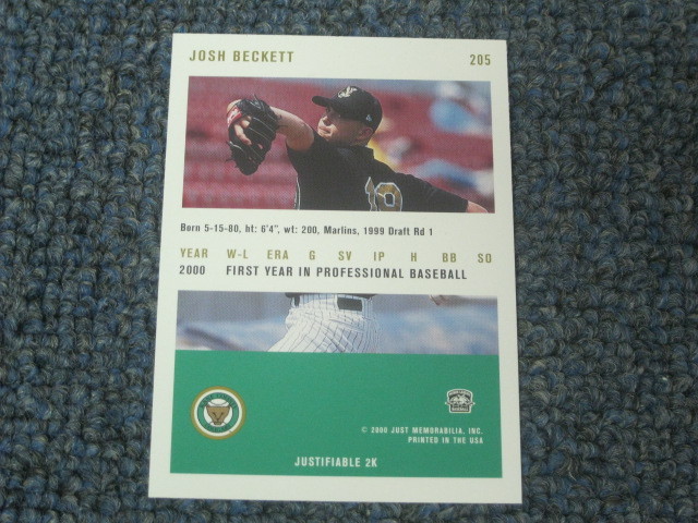 Josh Beckett Autographed Trading Baseball Card | eBay
