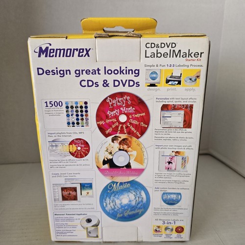Memorex CD & DVD Label Maker Starter Kit New 34707039698| eBay