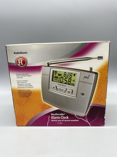 Radio Shack Weatheradio Alarm Clock 12-260 NOAA Weather Radio Channels ...